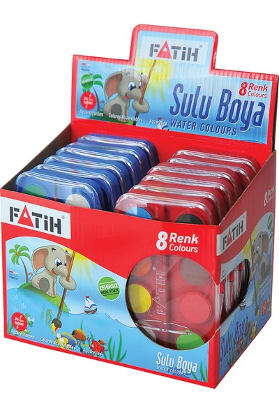 Fatih Sulu Boya S-8 Big Size 8 Renk
