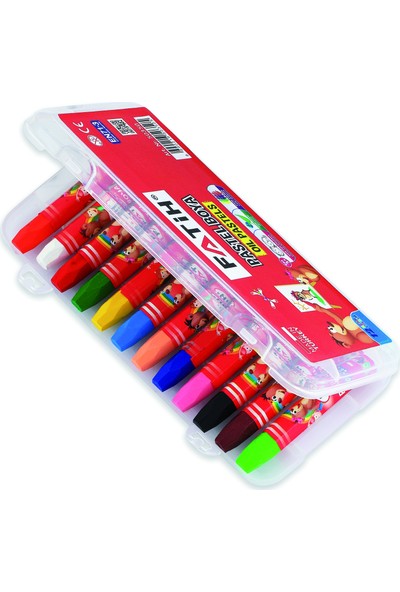 Fatih Pastel Boya 12 Renk King Size (Çantalı) Fatih Pastel Boya 12 Renk King Size (Çantalı)