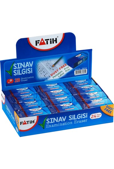 Fatih Fs24/M Mavi Silgi 24 Adet Fatih Fs24/M Mavi Silgi 24 Adet