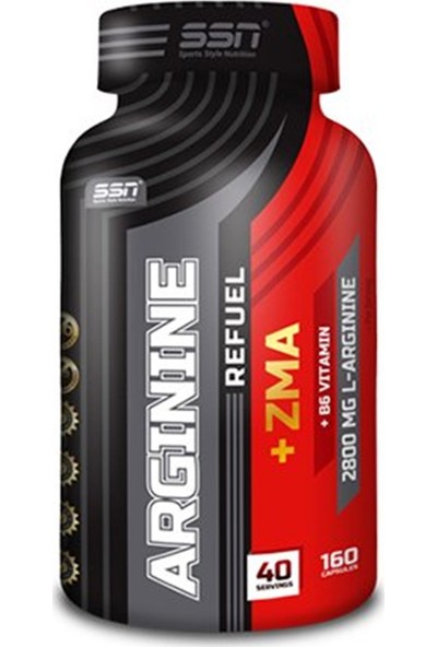 SSN Arginine Refuel + ZMA 160 Kapsül SSN Arginine Refuel + ZMA 160 Kapsül