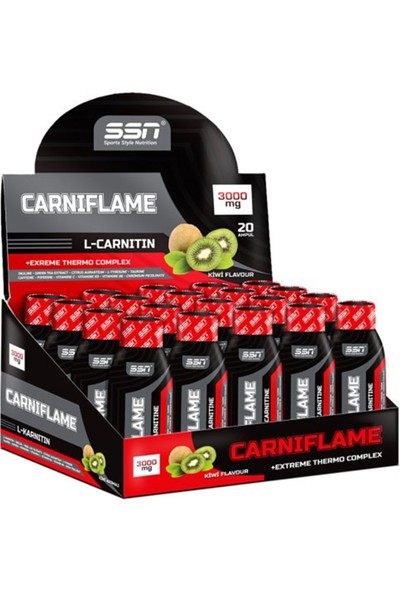 SSN Carniflame L-Carnitine 100 ml 20 Ampül SSN Carniflame L-Carnitine 100 ml 20 Ampül