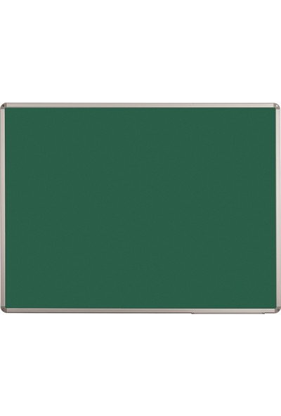 Penguen 90 Cm X 200 Cm Alüminyum Çerçeve Duvara Monte Yeşil Kumaşlı Pano