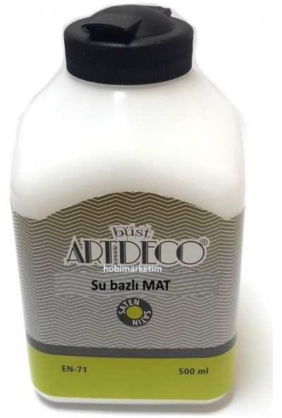 Artdeco Su Bazlı Mat Vernik 500ml.