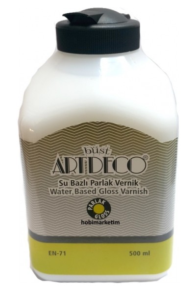 Artdeco Su Bazlı Parlak Vernik 500ml. Artdeco Su Bazlı Parlak Vernik 500ml.