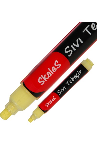 Skales Sarı Sıvı Tebeşir Kalemi Skales Sarı Sıvı Tebeşir Kalemi