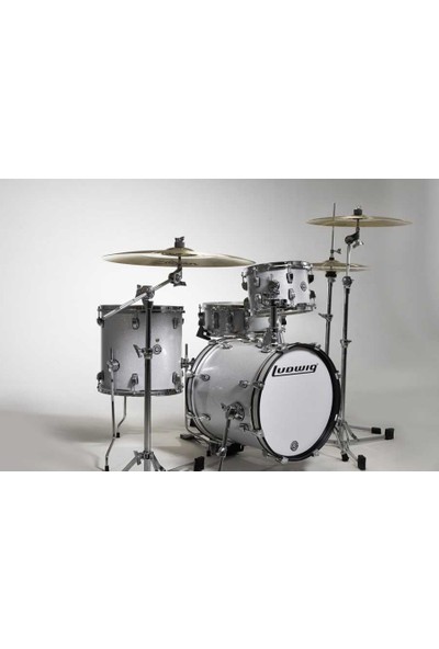 Ludwig Breakbeats By Questlove (White Sparkle) - Akustik Davul Seti LC179X028 Ludwig Breakbeats By Questlove (White Sparkle) - Akustik Davul Seti LC179X028