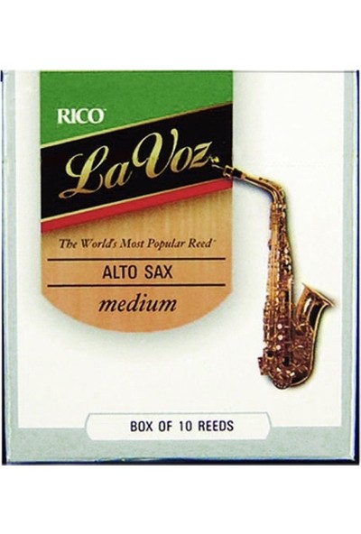 Rico Royal La Voz Alto Saksofon Kamışı (10'lu) Medium Rico Royal La Voz Alto Saksofon Kamışı (10'lu) Medium