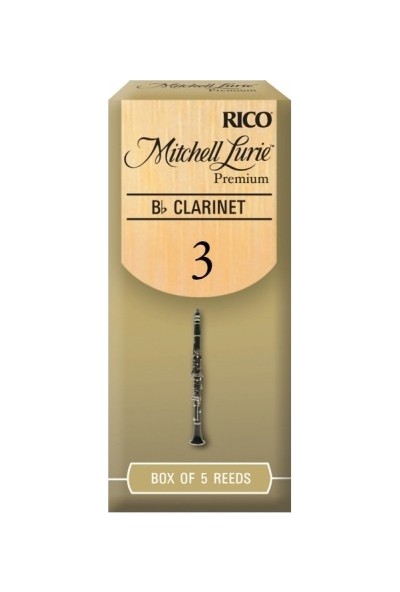 Rico Royal Mitchell Lurie Premium Sib Klarnet Kamışı (5'li) No.3 Rico Royal Mitchell Lurie Premium Sib Klarnet Kamışı (5'li) No.3