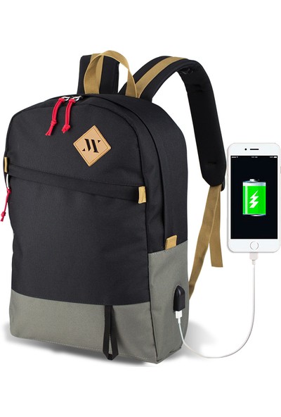 My Valice Smart Bag FREEDOM Usb Şarj Girişli Akıllı Sırt Çantası Siyah-Gri My Valice Smart Bag FREEDOM Usb Şarj Girişli Akıllı Sırt Çantası Siyah-Gri
