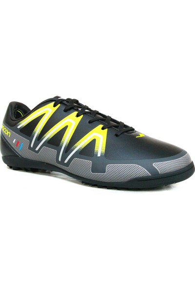 Lescon 007 Orion Siyah Sarı Halı Saha Ayakkabısı