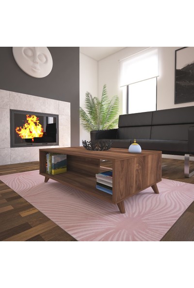 Nur Mobilya Lina Orta Sehpa Ceviz