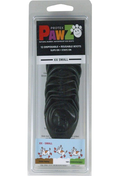 Pawz Siyah Köpek Galoşu Xx Small