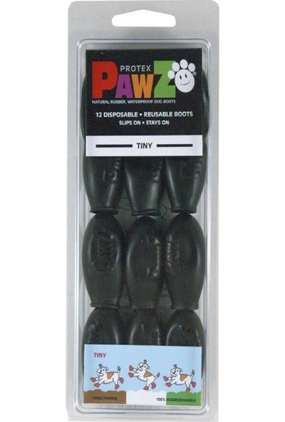 Pawz Siyah Köpek Galoşu Large