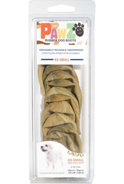 Pawz Siyah Köpek Galoşu Xx Small Camo Pawz Siyah Köpek Galoşu Xx Small Camo