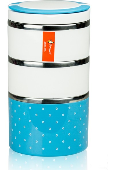 Penguen Hiper 3 Katlı Yemek Termos