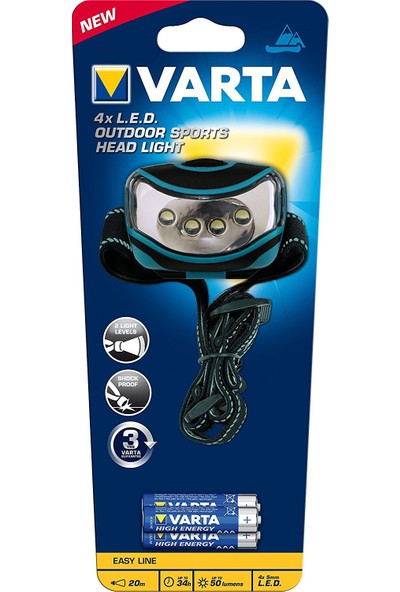 Varta 4 ledli Kafa Feneri