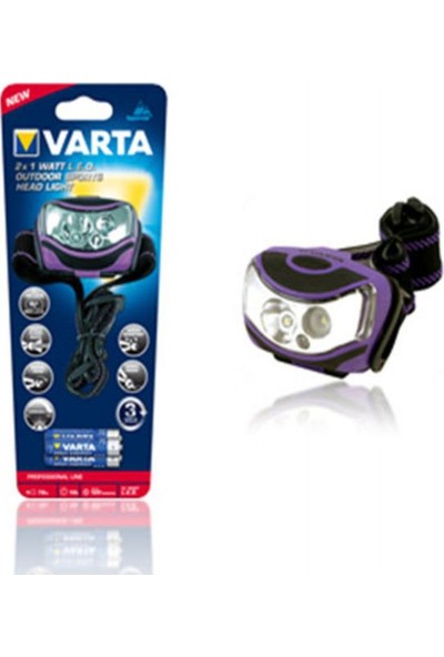 Varta 2x1Watt Ledli Kafa Feneri