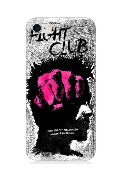 Teknomeg Apple iPhone 7 Fight Club Afiş Desenli Silikon Kılıf Teknomeg Apple iPhone 7 Fight Club Afiş Desenli Silikon Kılıf