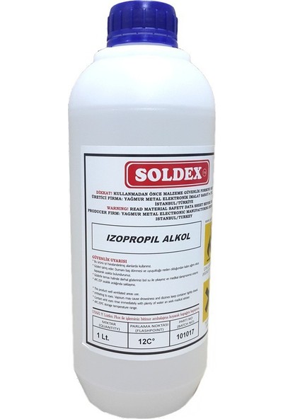 Soldex İzopropil Alkol 1 Litre Soldex İzopropil Alkol 1 Litre
