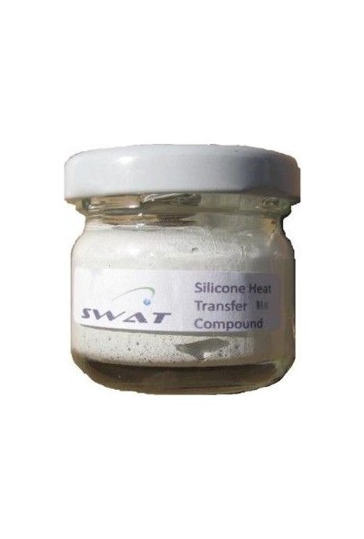Swat Termal Macun Beyaz - Isı Transfer Silikonu 40Gr Swat Termal Macun Beyaz - Isı Transfer Silikonu 40Gr