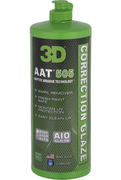 HD 3D 505 Aat Correction Glaze Pasta Cila 1lt. HD 3D 505 Aat Correction Glaze Pasta Cila 1lt.