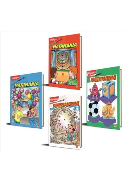Highlights Mathmania Matematik Zeka Ve Dikkat Gelişim 4'lü Seti Highlights Mathmania Matematik Zeka Ve Dikkat Gelişim 4'lü Seti