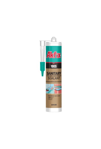 Akfix 100S Mutfak ve Banyo Silikonu 310 Ml