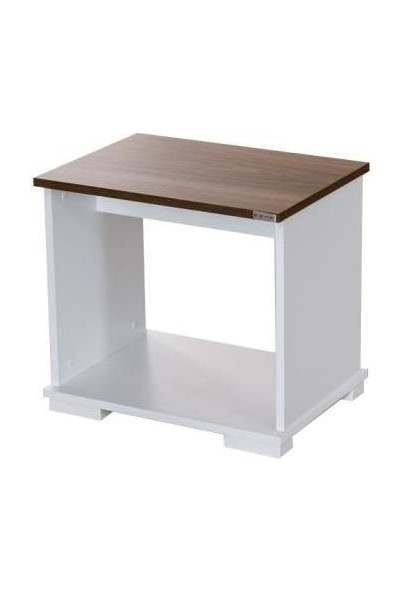 Alpino Alego Ofis Sehpası Beyaz Venezia