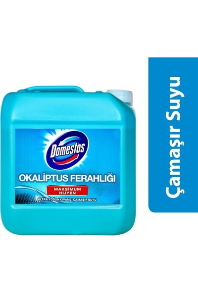 Domestos Yoğun KıvamLı Çamaşır Suyu Okaliptus Ferahlığı 3,5 Kg Domestos Yoğun KıvamLı Çamaşır Suyu Okaliptus Ferahlığı 3,5 Kg