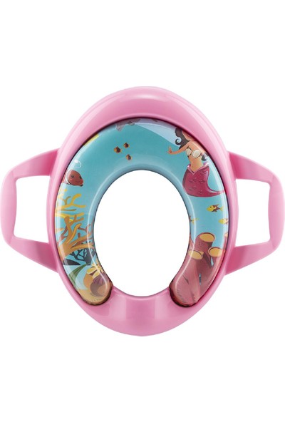 Softy Sünger Dolgulu Konforlu Bebek Klozet Oturağı Pembe Softy Sünger Dolgulu Konforlu Bebek Klozet Oturağı Pembe