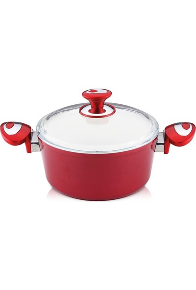 Hascevher Sereco 20x10,5 Tencere Cam Kapaklı Hascevher Sereco 20x10,5 Tencere Cam Kapaklı