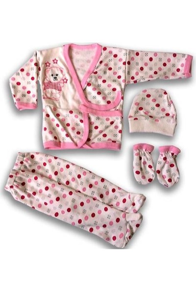 Burtaç Baby 4'lü Hastane Çıkışı Zıbın Seti