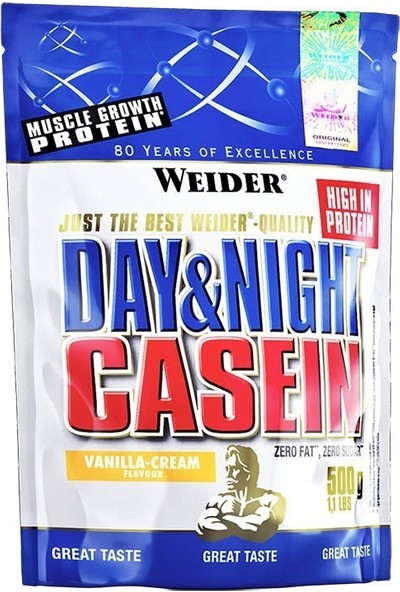 Weider Day&Night Casein 500 Gr Çikolata-Hindistan Cevizi (Orijinal Distribütör Bandrollü)