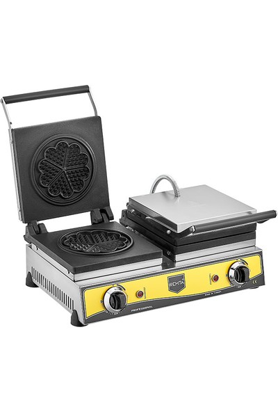 Remta Çiftli Çiçek Model Waffle Makinası Elektrikli 16 cm Remta Çiftli Çiçek Model Waffle Makinası Elektrikli 16 cm
