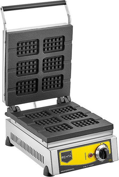 Remta Çubuk Waffle Makinası Elektrikli 6'lı