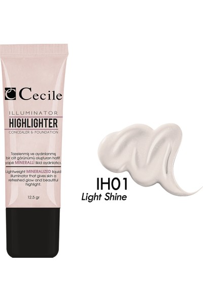 Cecile Jel Aydınlatıcı / Illuminator&Highlighter IH01
