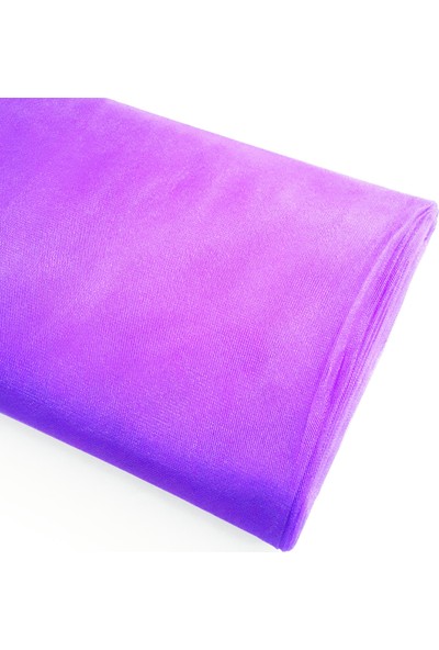 Byozras Kristal Tül - En 3 Metre - Soft ve Canlı Renklerde - Mor Byozras Kristal Tül - En 3 Metre - Soft ve Canlı Renklerde - Mor