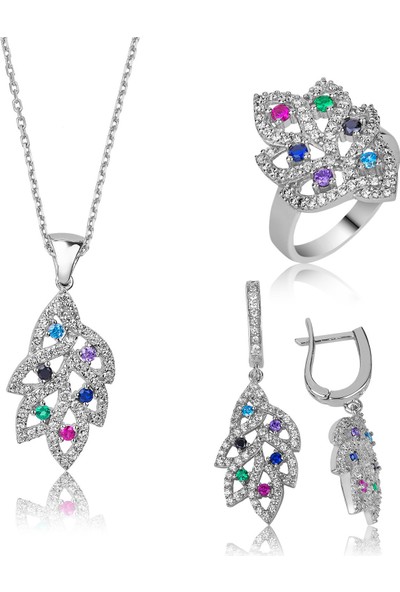 Grandhanra Gümüş Yaprak Set