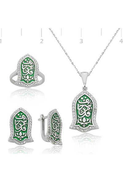 Grandhanra Gümüş Kadem-İ Şerif Set