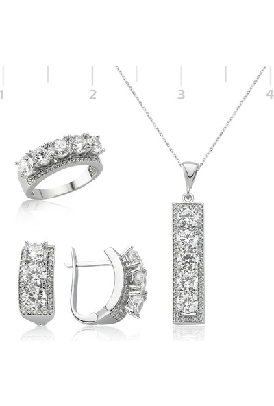 Grandhanra Gümüş Beştaş Set