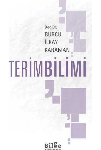 Terimbilimi - Burcu İlkay Karaman