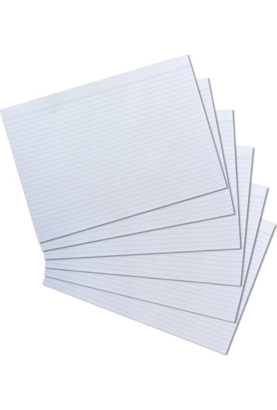 Herlitz Kartoteks A4 100'lü Çizgili Beyaz 10621282