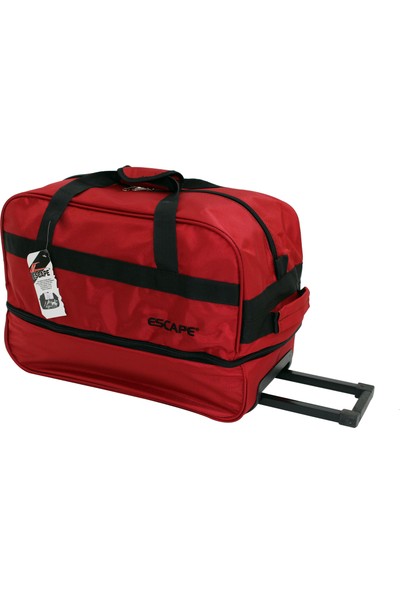 Escape 201-K Kırmızı İki Tekerlekli Çek Çekli Seyahat Çantası