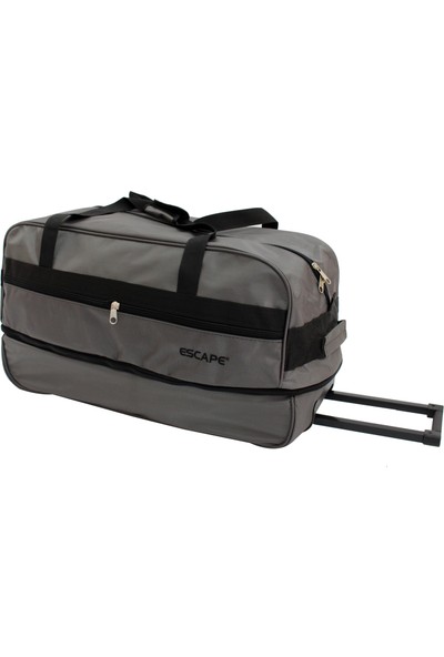 Escape 203-Gr Gri İki Tekerlekli Çek Çekli Seyahat Çantası