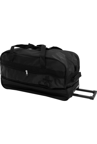 Escape 203-S Siyah İki Tekerlekli Çek Çekli Seyahat Çantası