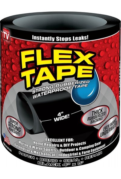 Aldepo Flex Tape - Suya Dayanıklı Çok Güçlü Bant Aldepo Flex Tape - Suya Dayanıklı Çok Güçlü Bant