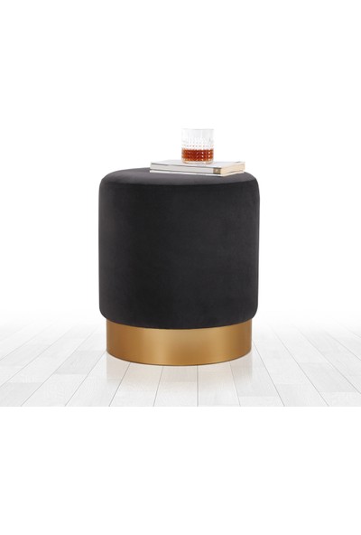 Lorence Home Memfis Puf - Koyu Gri Lorence Home Memfis Puf - Koyu Gri