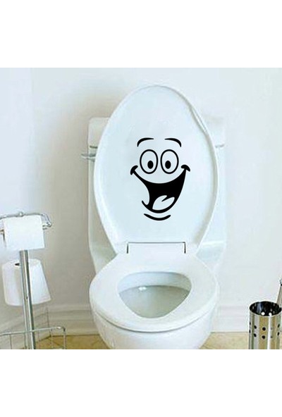 Oracal Gülen Klozet Kapağı Stickerı Oracal Gülen Klozet Kapağı Stickerı
