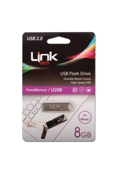LinkTech 8 GB Metal USB Bellek
