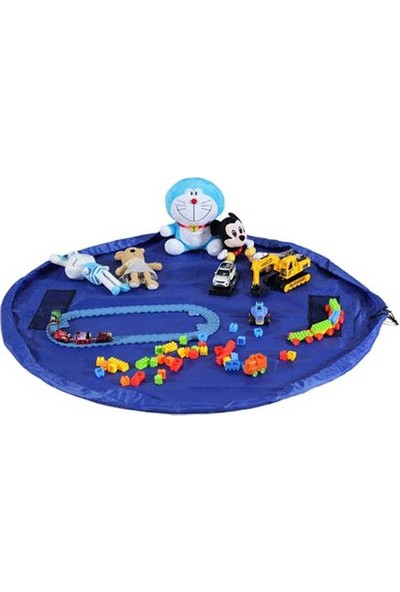 Hepsi Dahice Büyük Boy Oyun Halısı ve Oyuncak Toplama Çantası